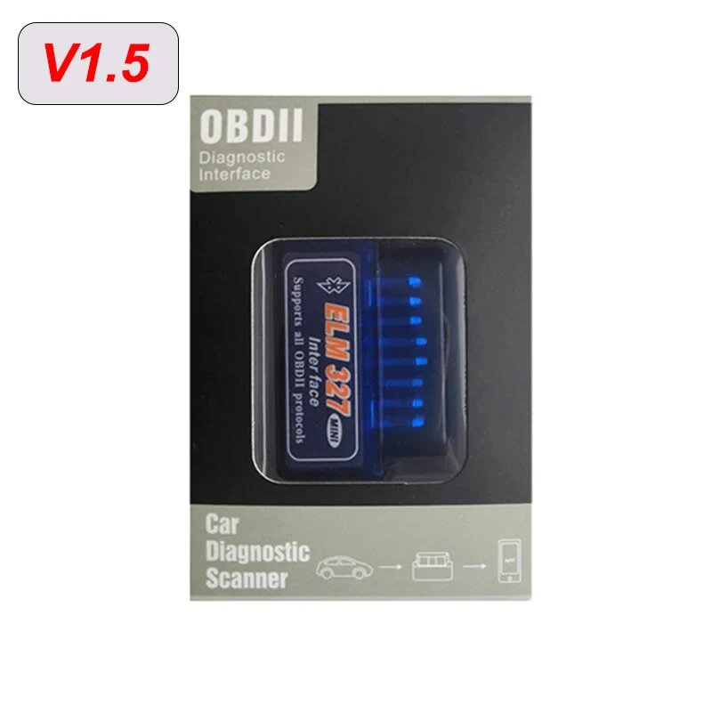 ELM327 V1.5 OBD2 Сканер Bluetooth Авто