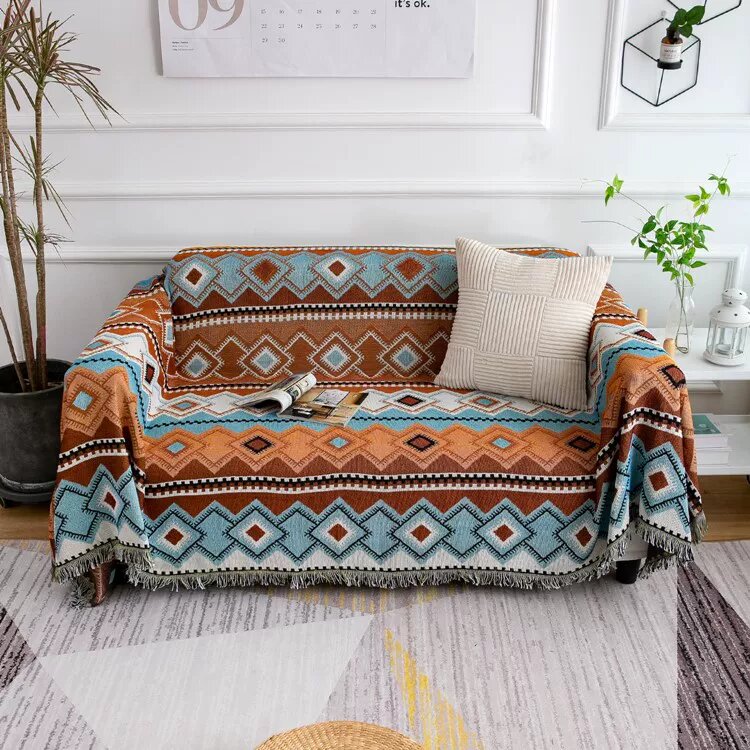 Чехол для дивана в стиле северо-восточной Азии, скандинавский, полностью закрывающий, для диванного гарнитура,