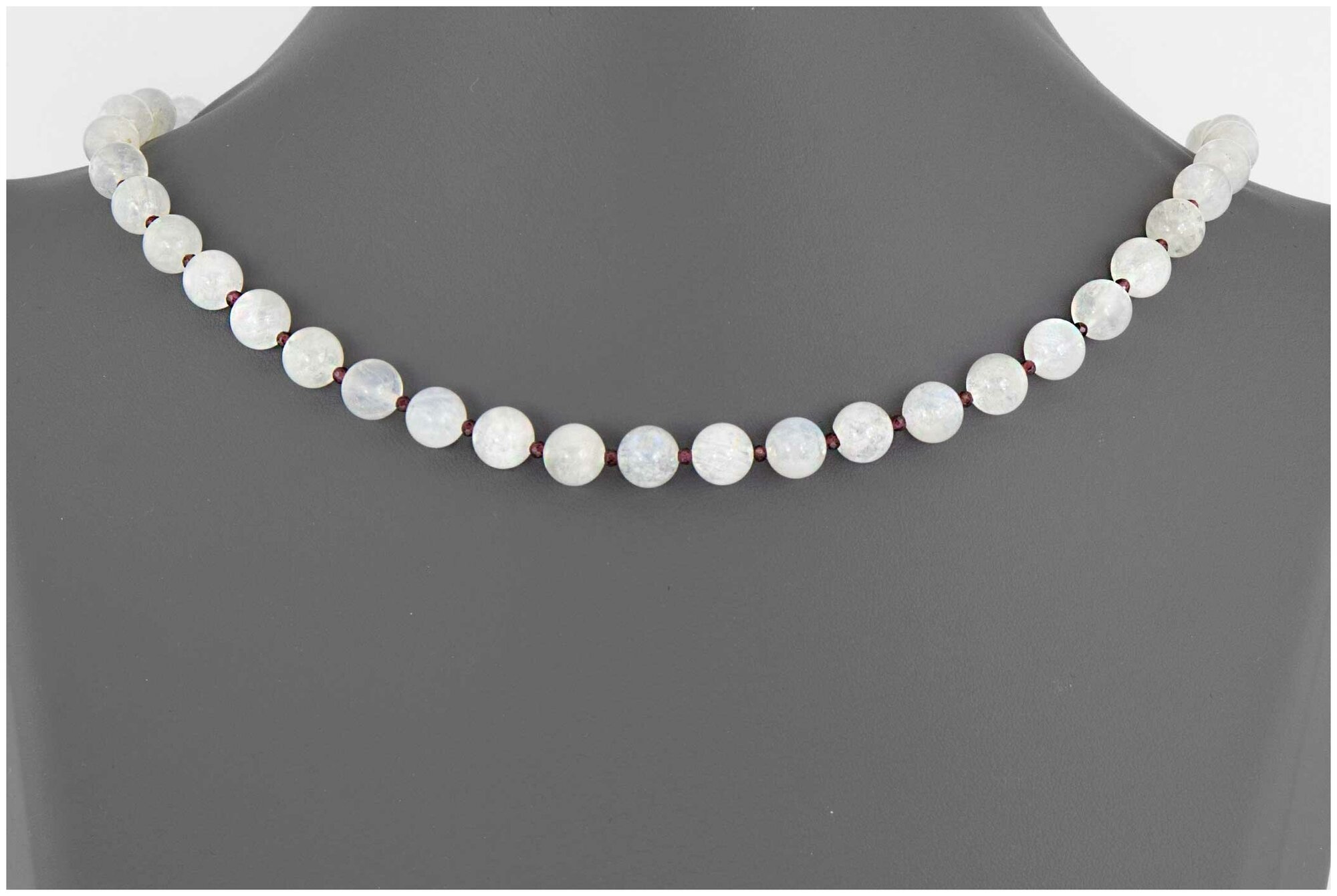 Бусы Minera, гранат, лунный камень