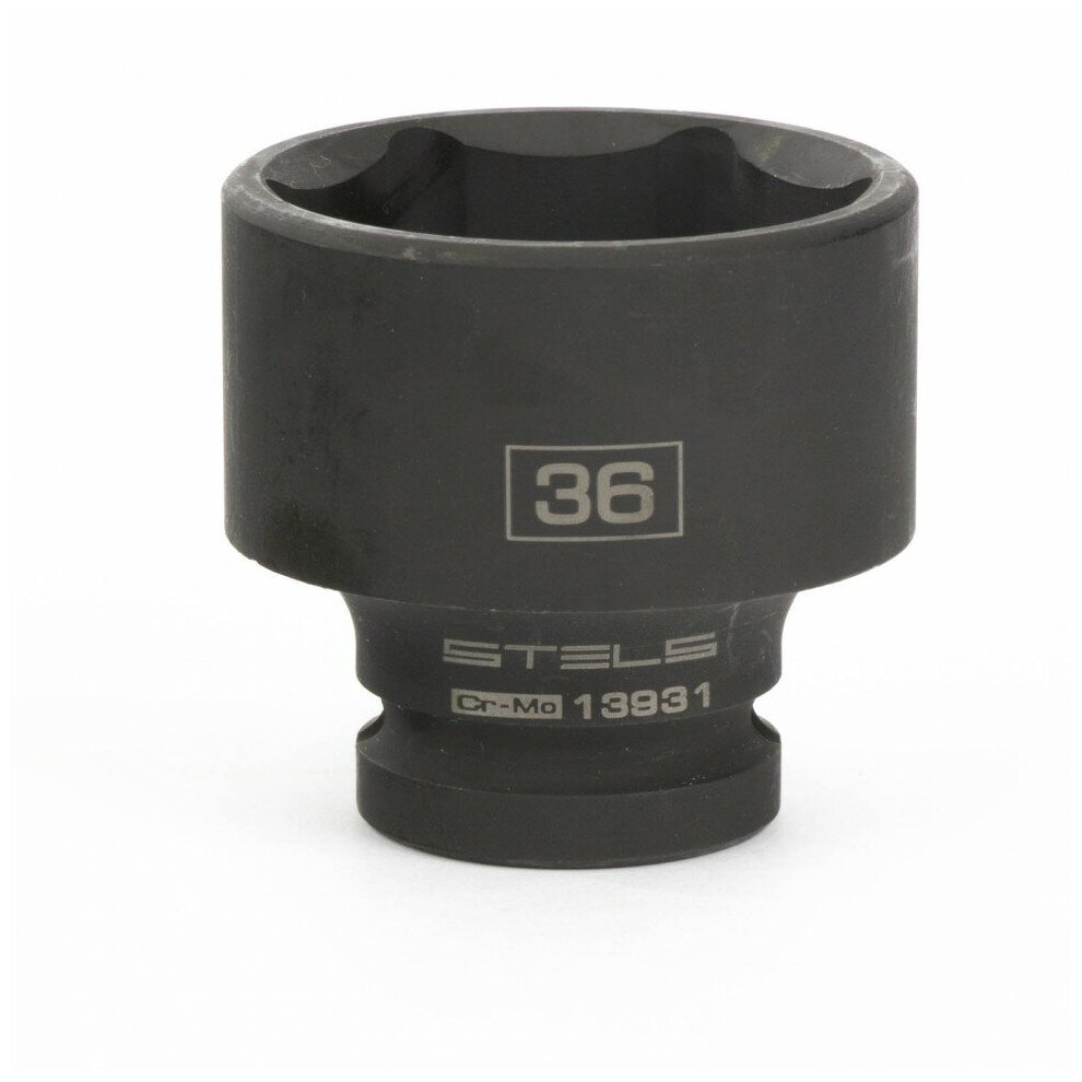 Головка торцевая STELS ударная шестигранная, 1/2", 36 мм