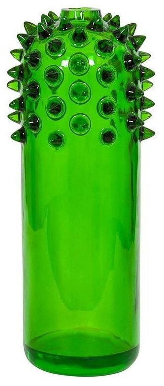 Декоративная ваза Decor of Today "Оазис", стекло, 38 см, зеленая