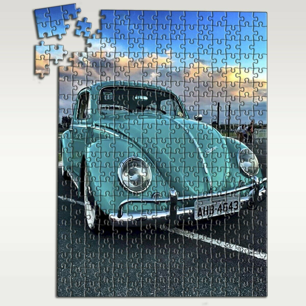 Пазл картонный А3: модель Машины ретро автомобиль ретрокар - 867 П