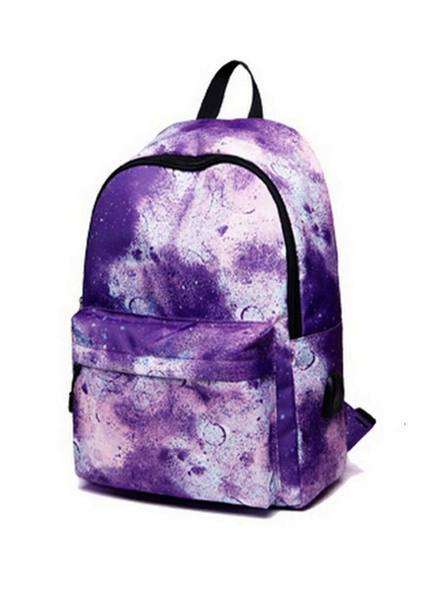 Школьный рюкзак ортопедический для подростков Space Cat Фиолетовый