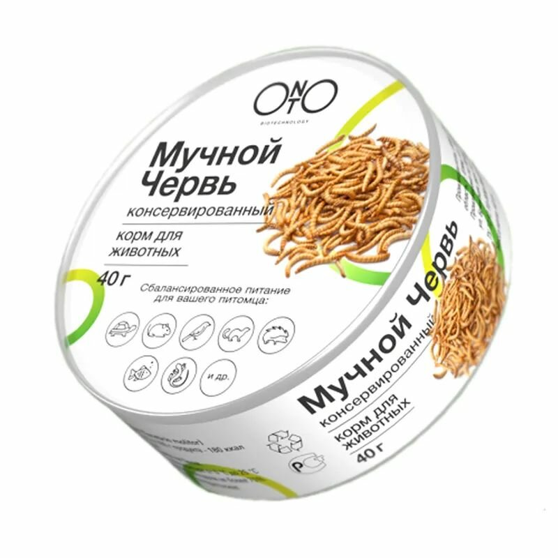 Мучной червь консервированный 40г