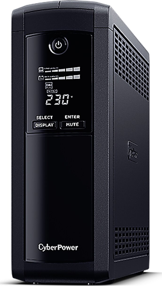 Источник бесперебойного питания CYBERPOWER 1200VA/720W (VP1200ELCD)