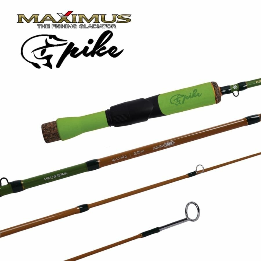 Зимняя удочка Maximus LONG HAND 382MH PIKE 0,95м до 40гр