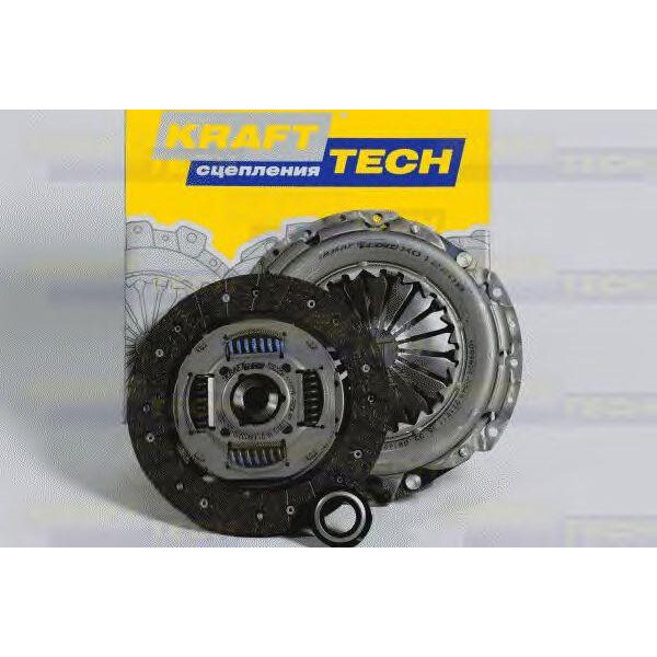 Комплект сцепления для автомобиля Audi Volkswagen Seat Skoda, KRAFTTECH W00220J (1 шт.)