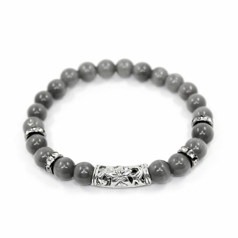 Браслет-нить, кошачий глаз