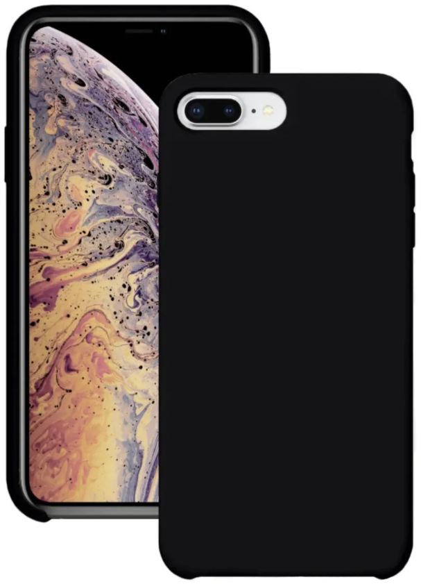 Чехол-накладка Soft touch LuxCase для Apple iPhone 6/ 7/ 8 (Черный)
