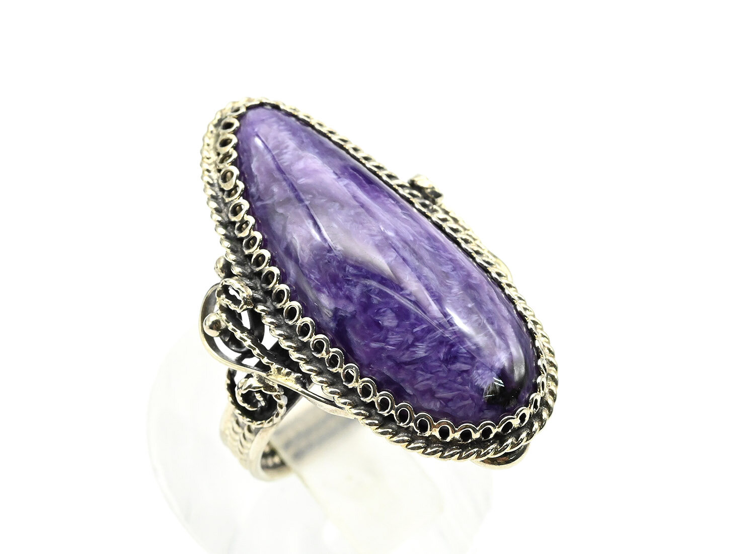 Кольцо, чароит