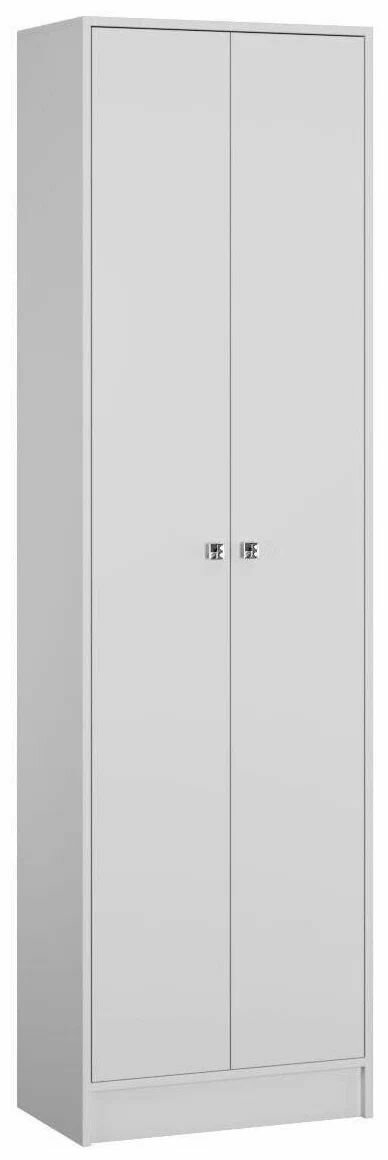 Шкаф Грация-3 , Ямайка ЯПШ-1, Белый, 60х210х35 см.