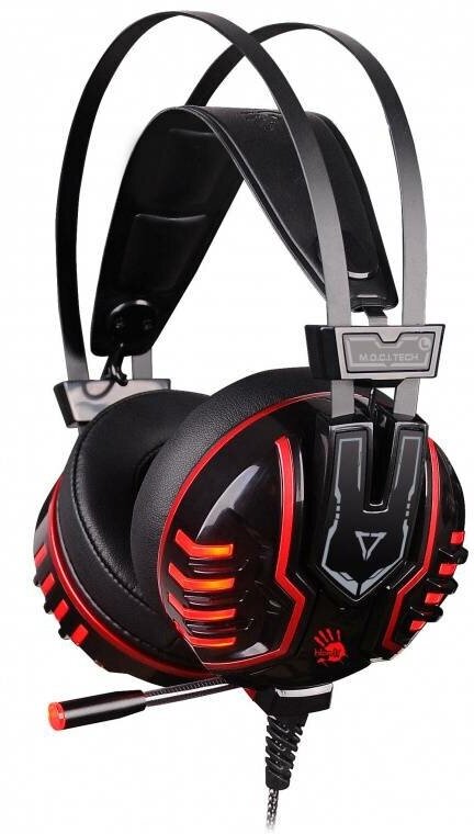 Игровая гарнитура A4Tech Bloody M615, стереозвук, мониторное крепление, кабель 2.2 м