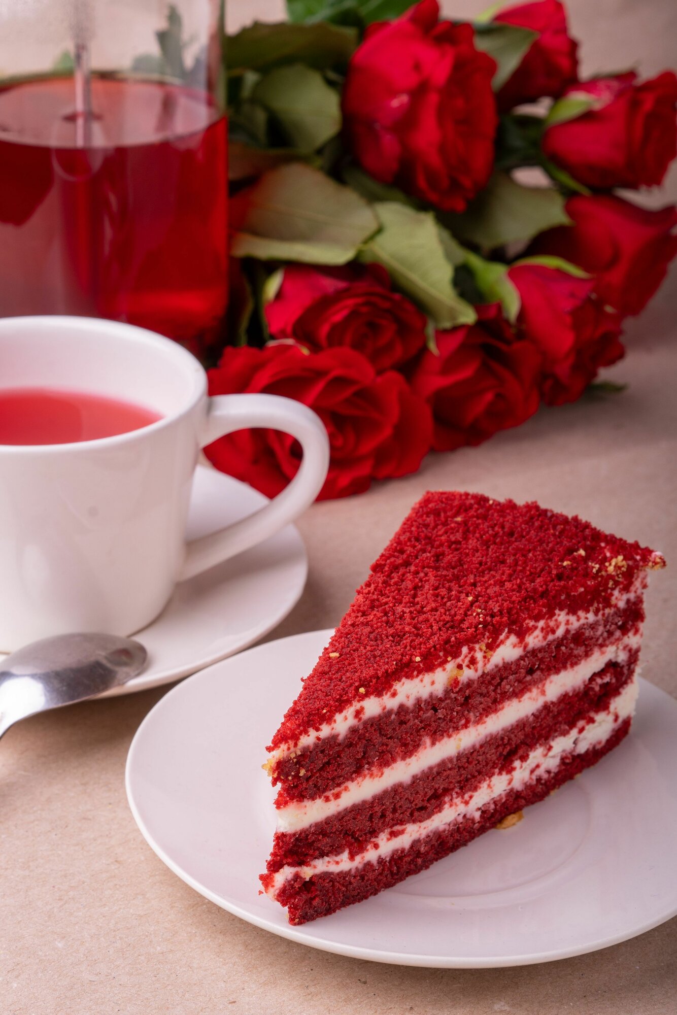 Торт Красный бархат Qcake.1500г. 12 порций.