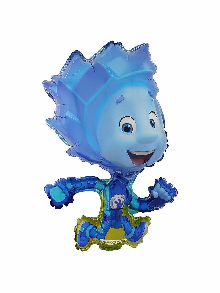 Шар фольгированный ненадутый К М/фигура (минифигура) Фиксики Нолик