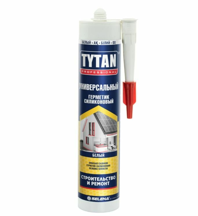 Силиконовый герметик универсальный TYTAN Professional 280 мл белый