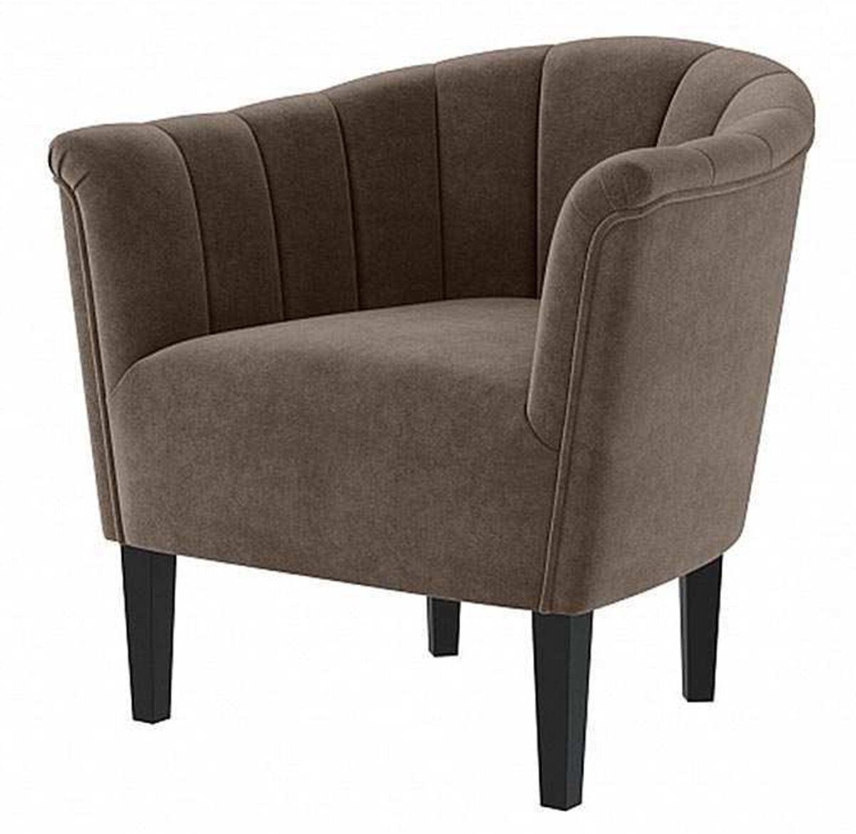 Кресло Аспен модель 035 с мягкими подлокотниками, велюр Ультра биттер