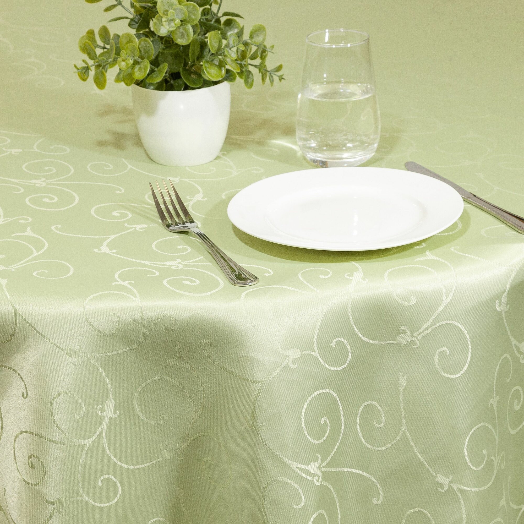 Скатерть 150х180 см тканевая прямоугольная Wellness