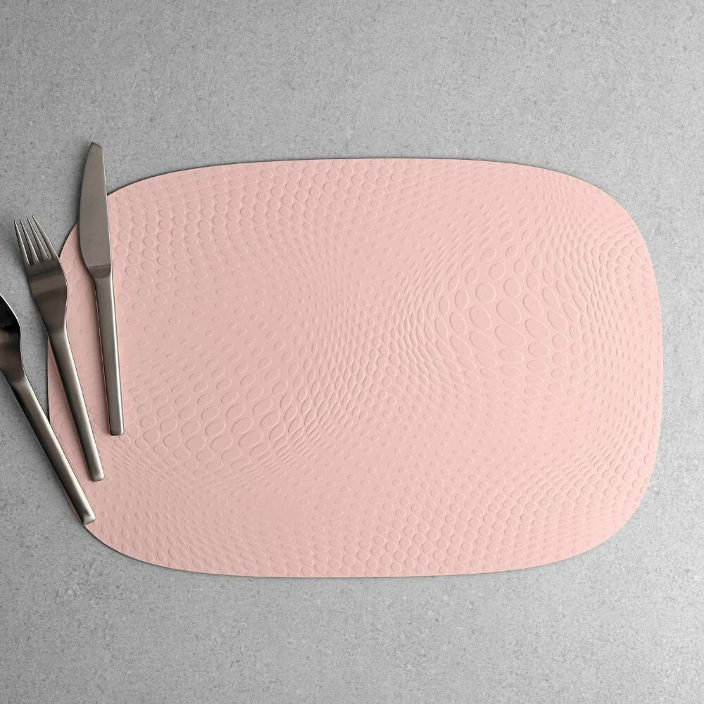 Салфетка сервировочная под приборы и тарелки, плейсмат из кожи