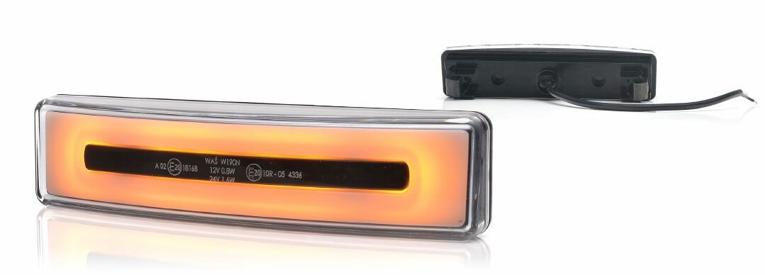 WAS Фонарь габаритный автопоезд в козырек светодиод 12V/24V