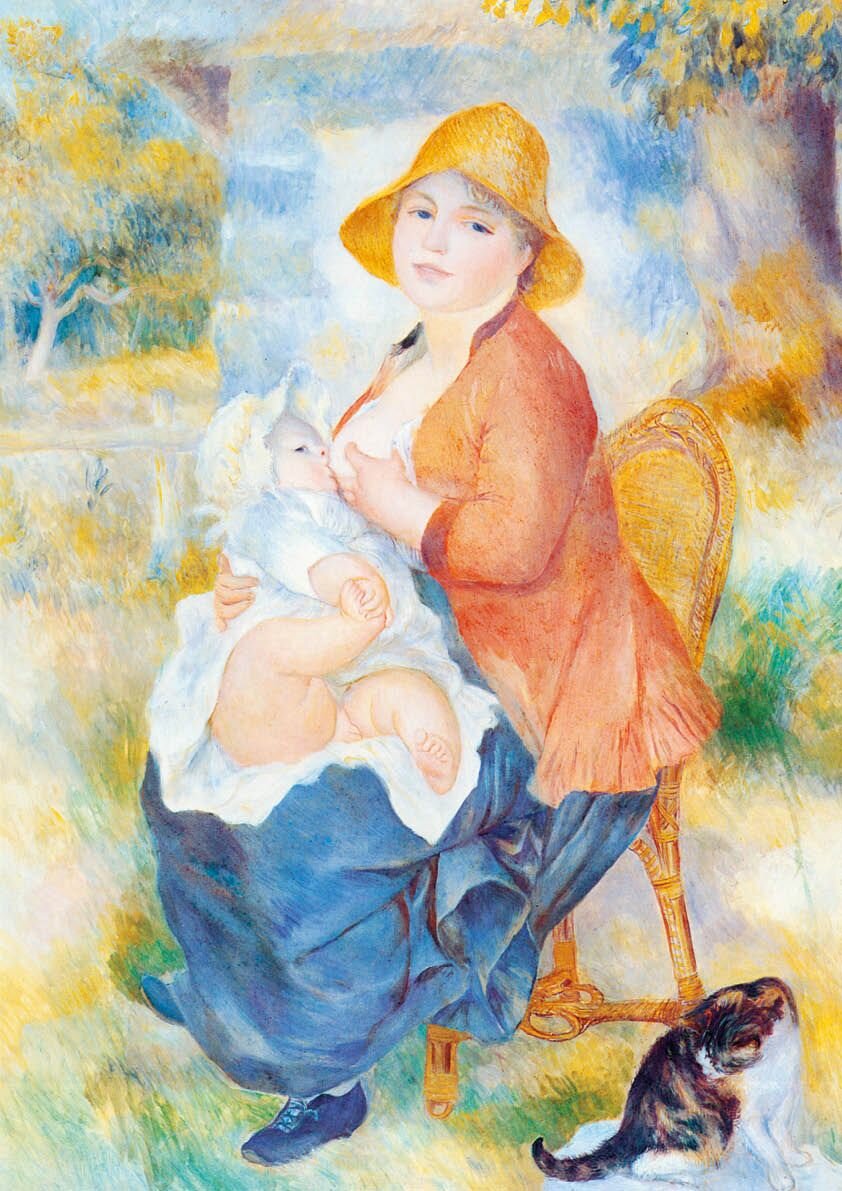 Постер. Пьер Огюст Ренуар. Материнство. Формат А3.
