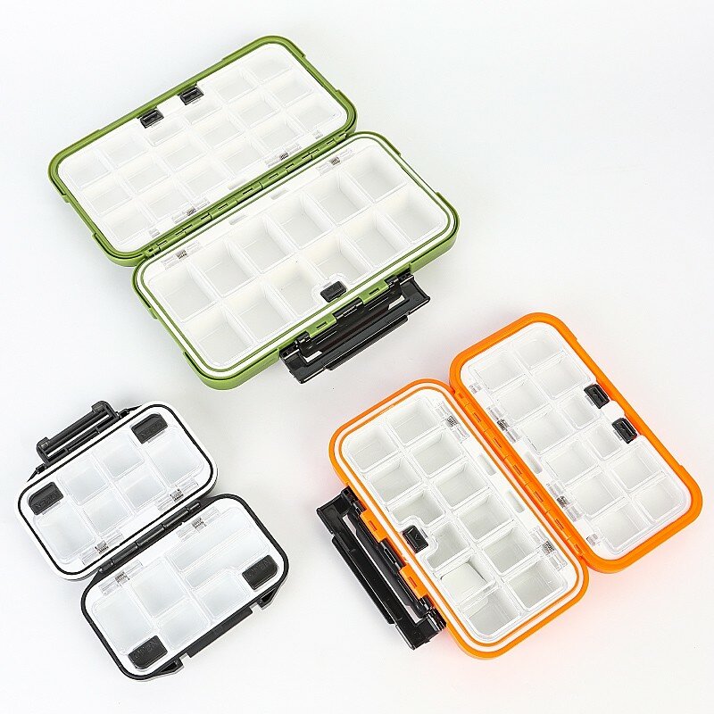 Bear Fire Lure Box, Portable Fishing Tackle Accessory Box, 20cm Multifunctional Lure, Lead Skin, Fish Hook, Space Bean, Figure-Eight Ring Storage Box, Tool Box