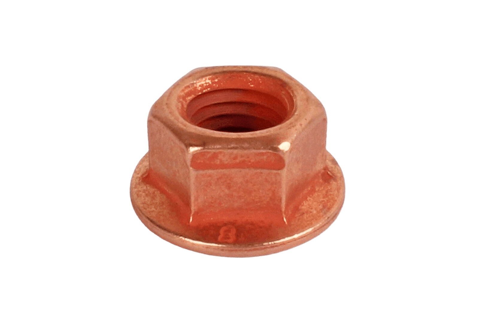 Гайка M8х1.25 с фиксацией выхлоп системы VAG медная OEM N91130801
