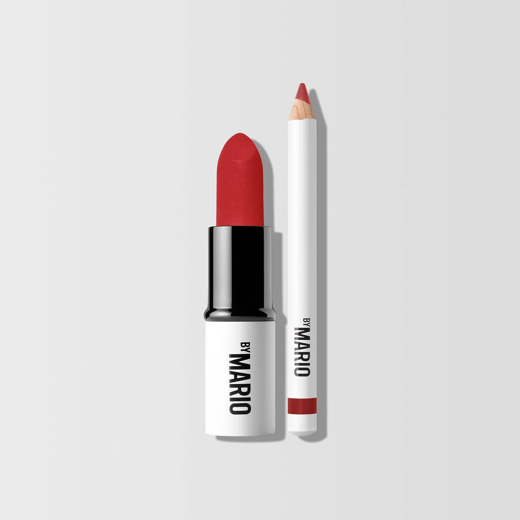 MAKEUP By Mario Набор Помада для губ и карандаш Ultra Suede® 4 гр. Power Red (Alicia & Niels)