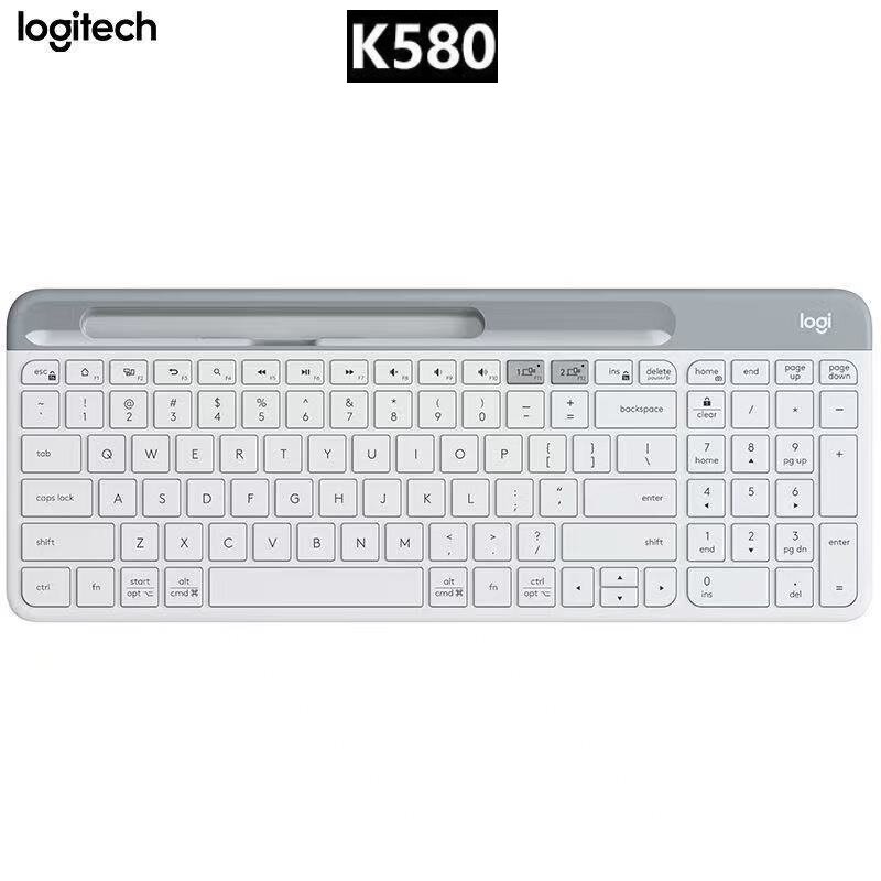 Клавиатура беспроводная Logitech K580, белый (920-010621)