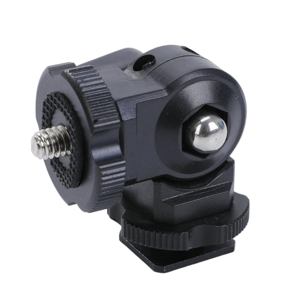 Адаптер для регулировки угла наклона карданного подвеса из алюминиевого сплава 1/4 "от женщины к мужчине" с горячим башмаком