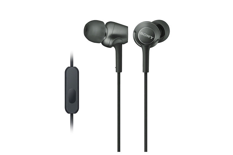 Наушники проводные SONY, черные, версия региона overseas, высокое качество звука, комфортная посадка, легкий вес