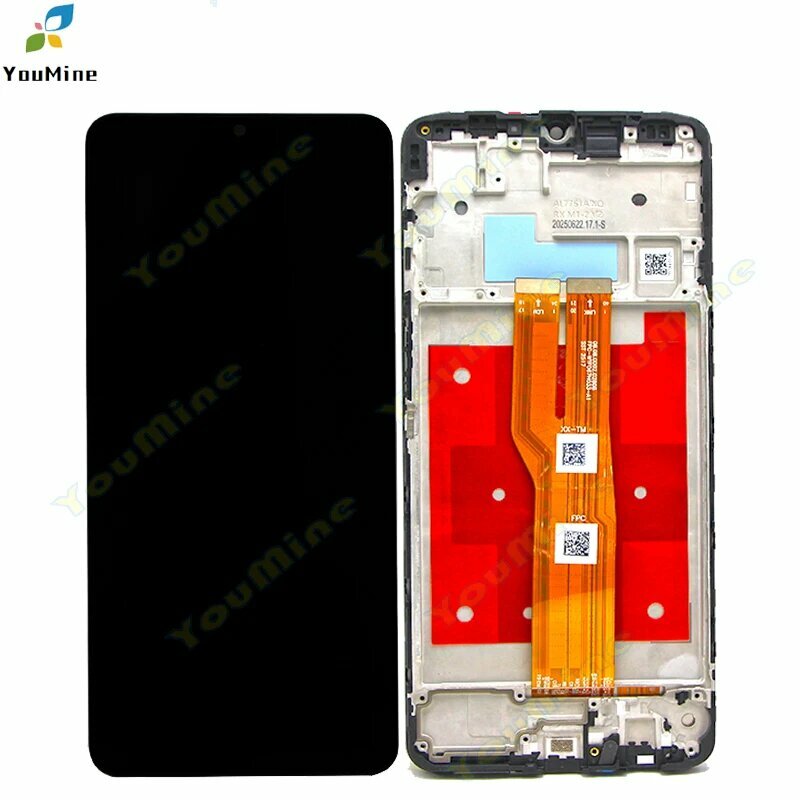 6,7 "для Samsung Galaxy A07 A075 SM-A0775 ЖК-дисплей с рамкой, сенсорный дигитайзер Black with frame