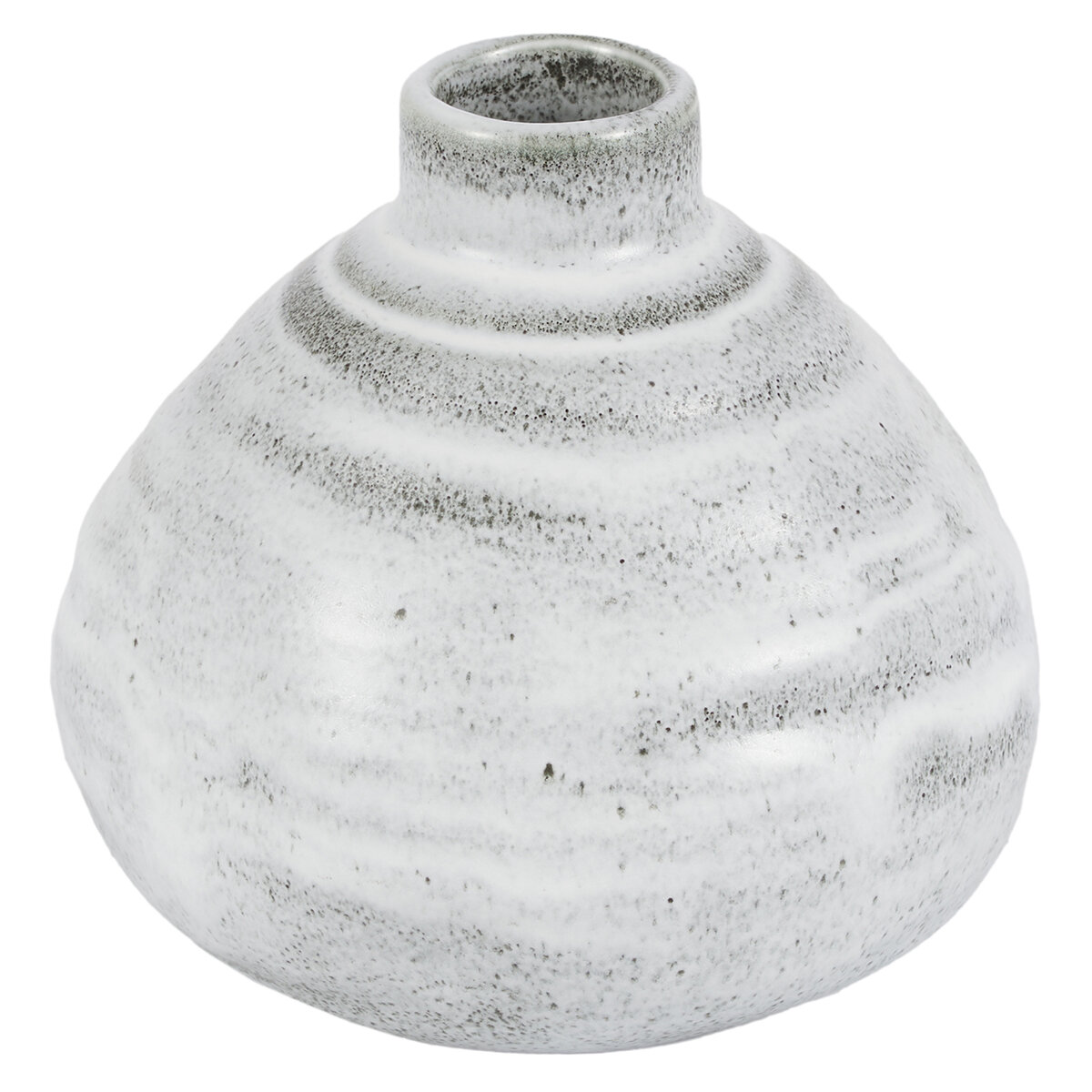 Фарфоровая ваза для цветов Gipfel Etna 43154 12х11 см, бежевая