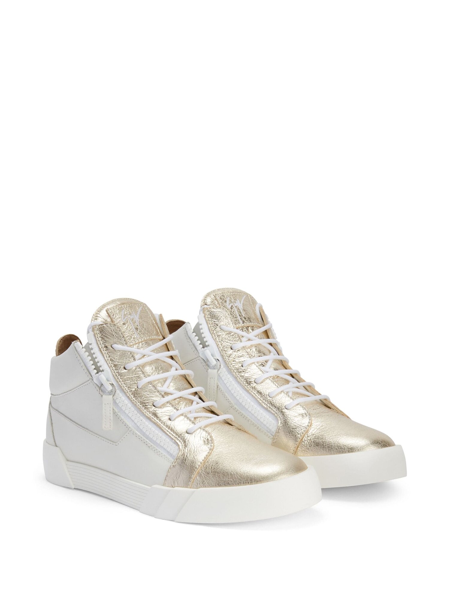 Кроссовки Giuseppe Zanotti, размер 45 EU, бежевый/белый — фото 1
