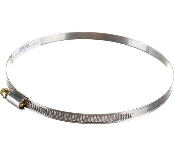 Червячный стальной хомут РемоКолор диаметр 120-140 мм 47-4-140