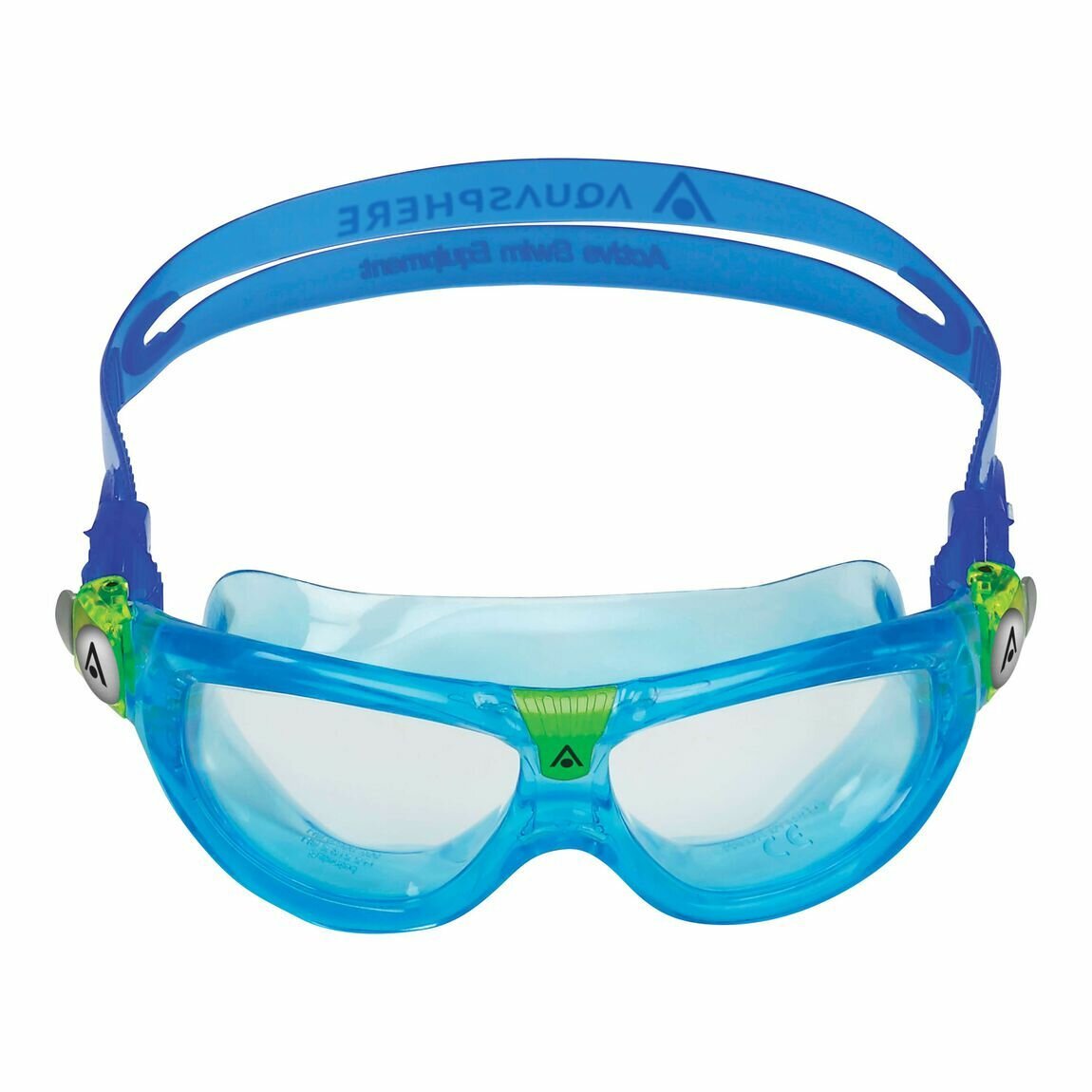 Очки AquaSphere Seal Kid 2 детские Прозрачные линзы голубой-синий