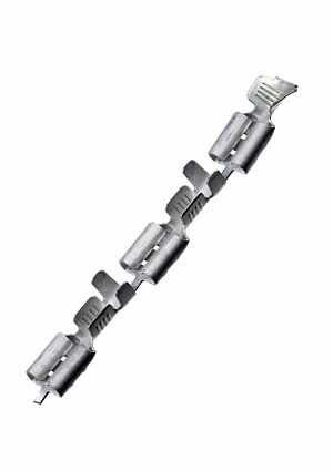 2-160256-2, Клеммы, под обжим, 600 V , замена 2-160256-2 FASTON 6,3мм гнездо 1.0-2.5 мм2 (300 шт.)