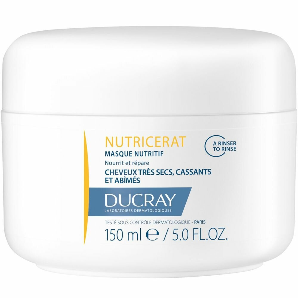 Маска для волос Ducray Nutricerat Нутрицерат Маска, Сверхпитательная маска для волос, 150 мл