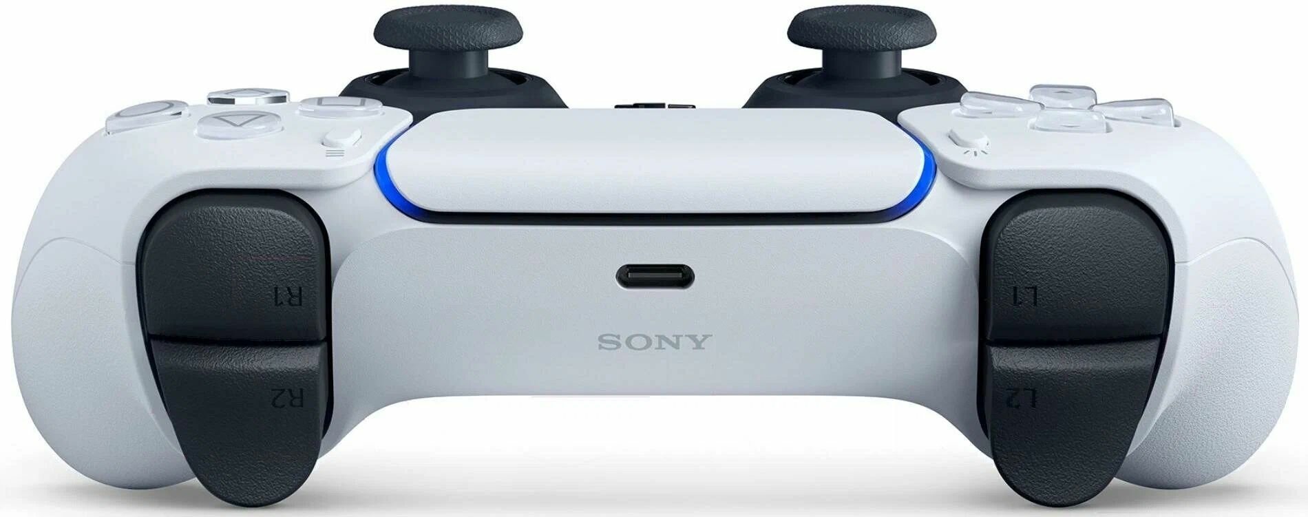 Геймпад Sony DualSense, беспроводной (USB-C), цвет белый, поддержка PS5 и ПК — фото 1