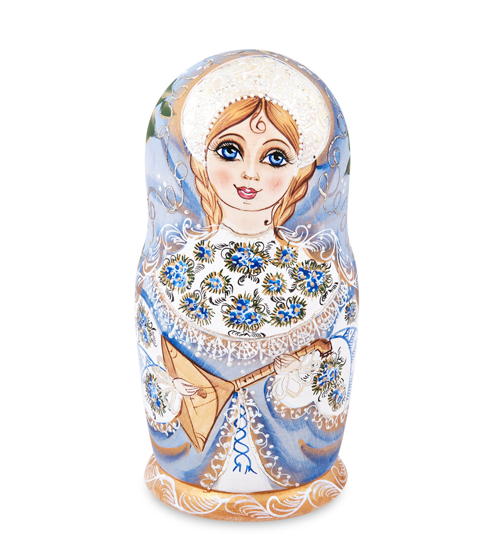 Матрешка Ангелина с балалайкой