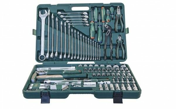 Набор инструмента Jonnesway универсальный 1/2", 1/4"DR, 127 предметов