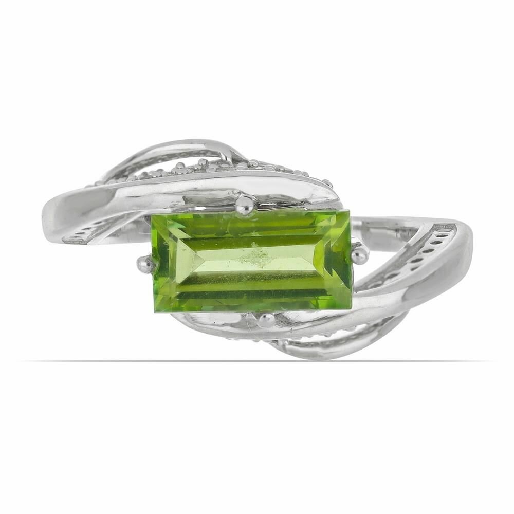 Кольцо, серебро, 925 проба, родирование, кварц, топаз