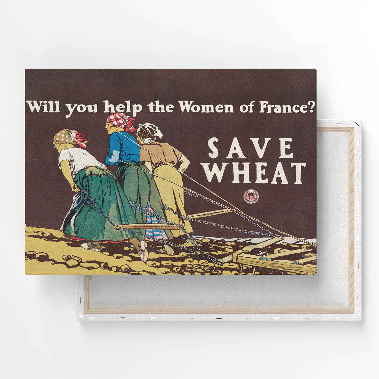 Картина на холсте, репродукция / Эдвард Пенфилд - Will you help the women of France / Размер 40 x 53 см