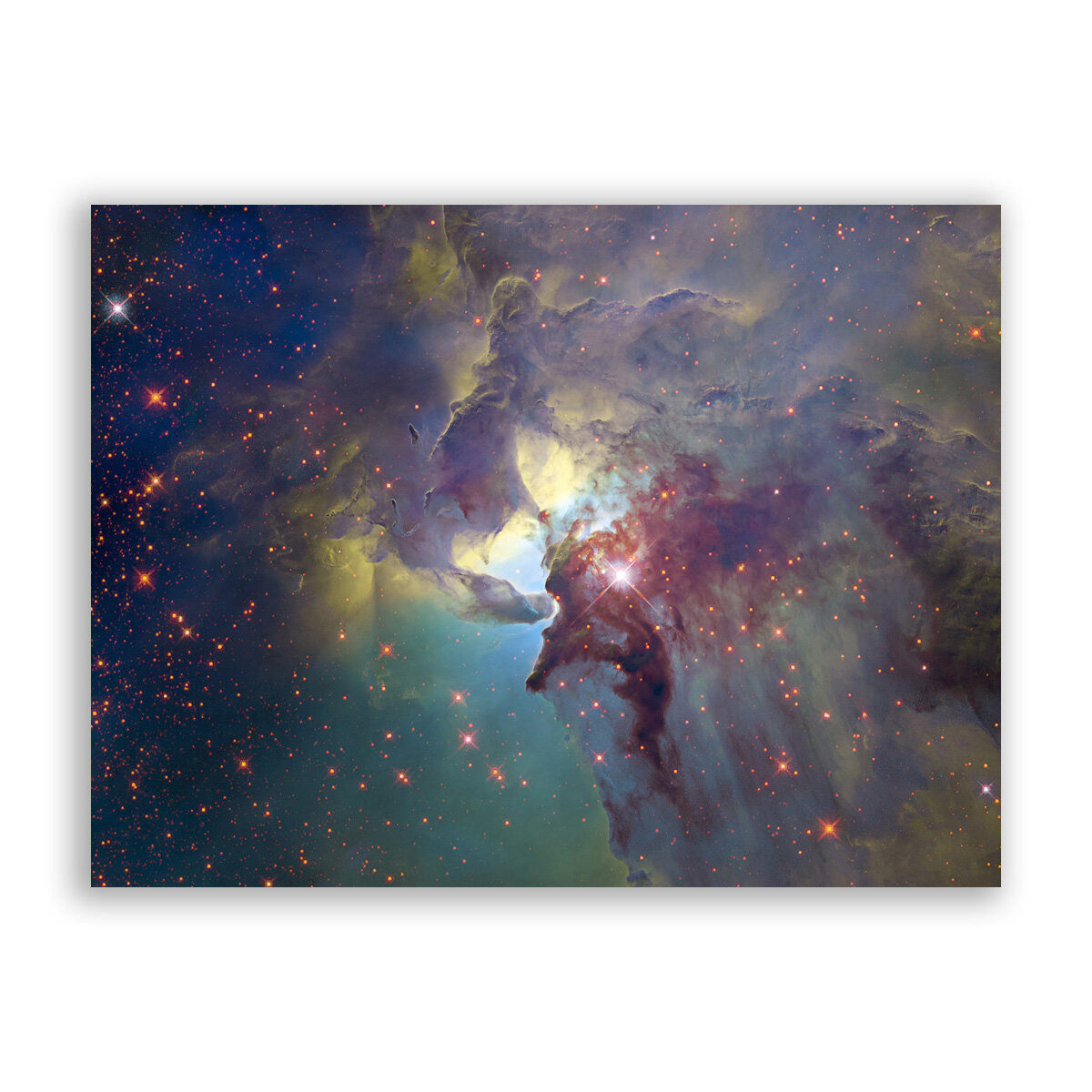 Постер, плакат на бумаге / Nebula / Туманность / Размер 60 x 80 см