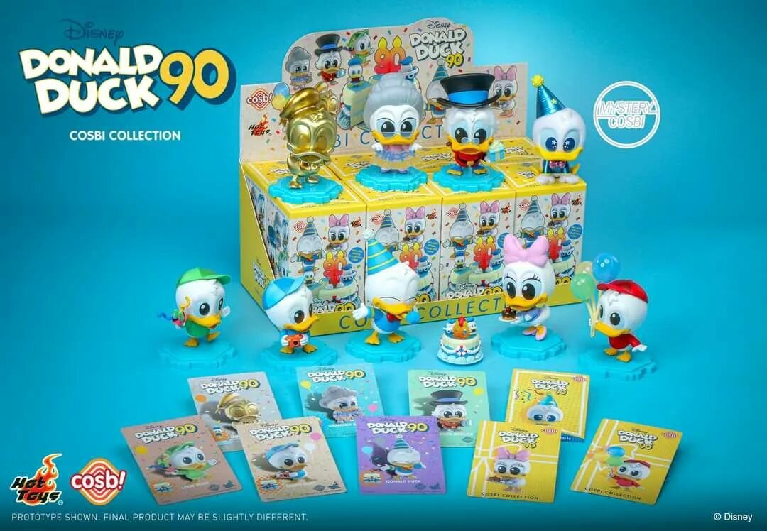 Фигурка Hot Toys Donald 90th - Donald Duck Birthday Cosbi Collection cbx178 1 штука, случайная