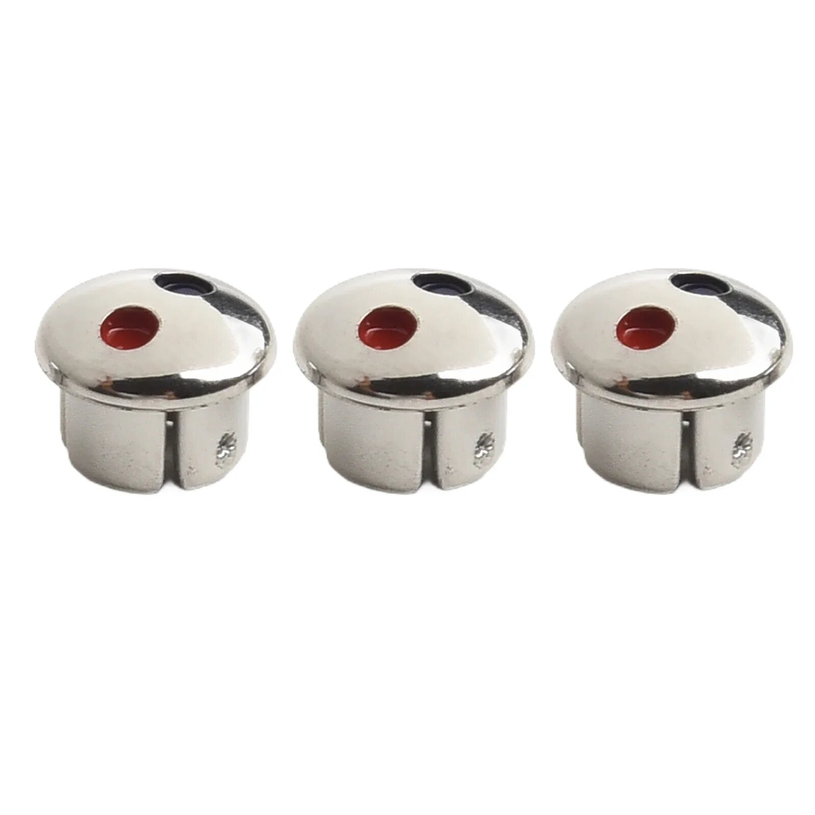 Декоративные колпачки для кранов Hot & Cold 10 шт. Silver