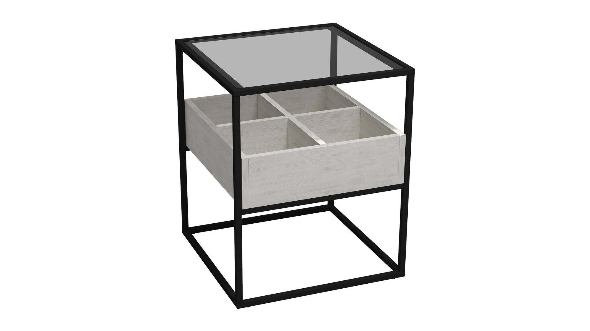 Прикроватная тумба "Кассо ТП01" выбеленное дерево (выбеленное дерево)