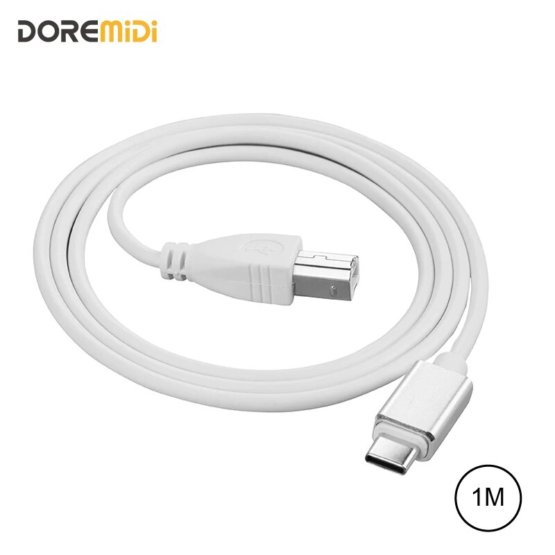 Кабель DOREMiDi MIDI USB B/USB C, высокоскоростной, для Android, Windows, Mac, iPad