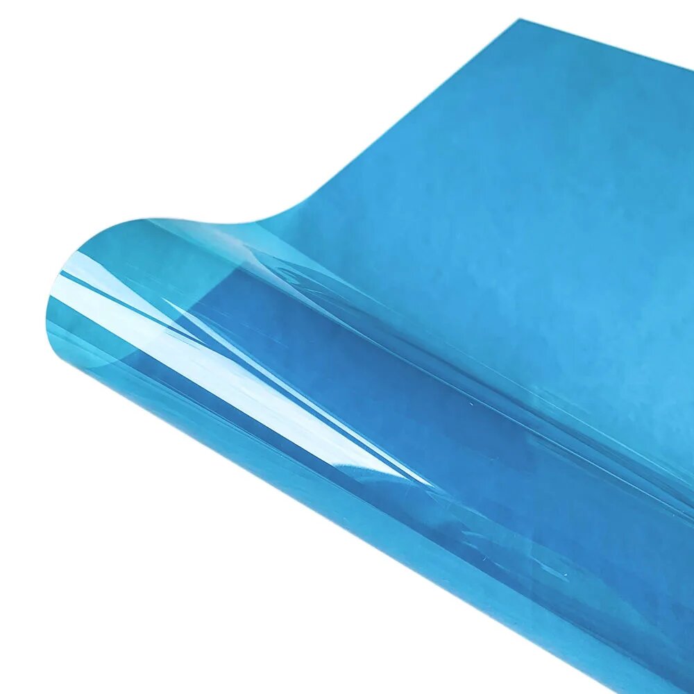 Голубая оконная пленка Sea Blue 20x30 см