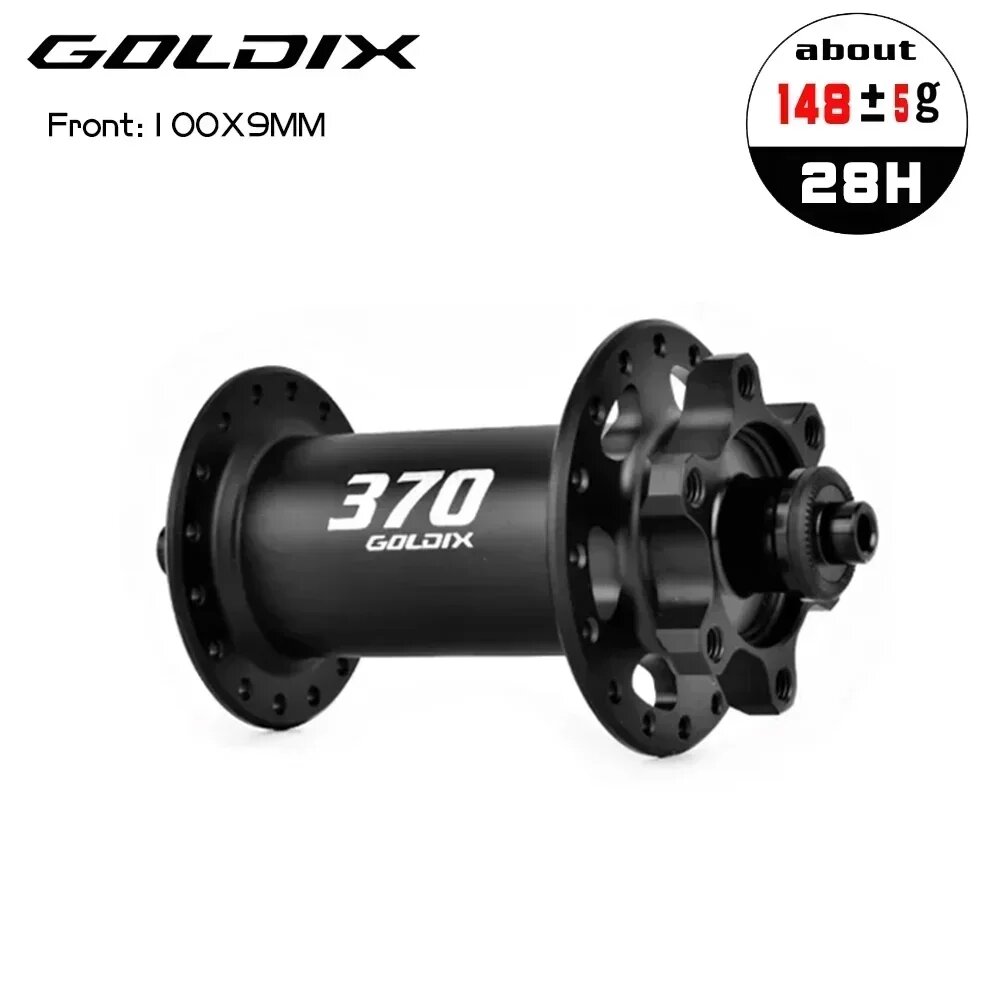 GOLDIX M370 Ступицы MTB 28 отверстий 36Т Front 100x9