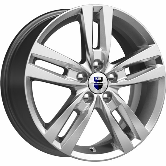 Диск K&k Rassvet 6.5x16/5x105 D56.6 ET38 сильвер